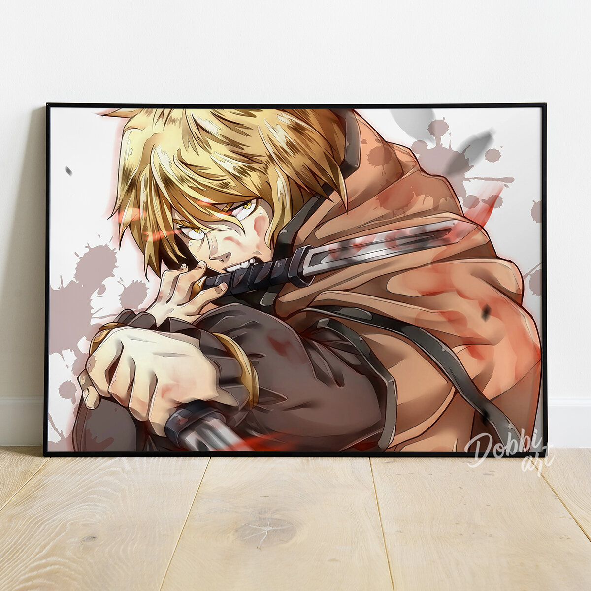 Постер Сага о Винланде 30х40 см без рамы/ Vinland Saga/ Торфинн/ Аниме, манга/ Постер для интерьера/ Декор на стену/ Постер для дома, офиса/ Плакат интерьерный/ Плакат Аниме/ Подарок парню/ Подарок девушке/ Картина для интерьера