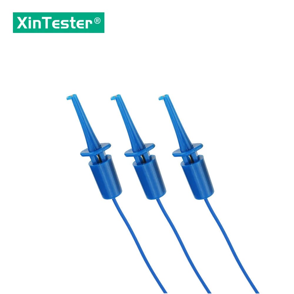 Тестовые крюки Xin, 3 шт, 30см, мужской/женский разъем 3pcs Male-Blue