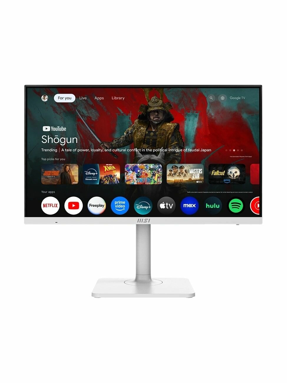 27" Монитор MSI MD272UPSW белый 4K IPS