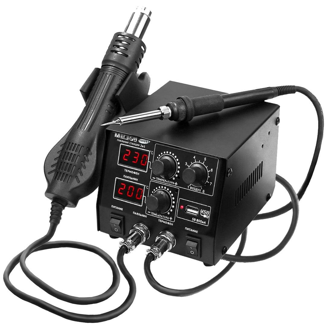 Паяльная станция с цифровым управлением мегеон 00686S
