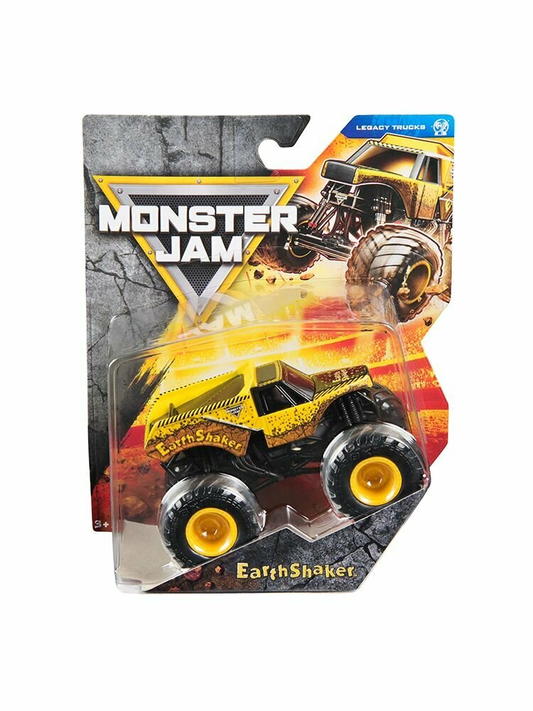 Машинка Monster Jam 1:64 Earth Shaker Monster Truck, Die-Cast Vehicle