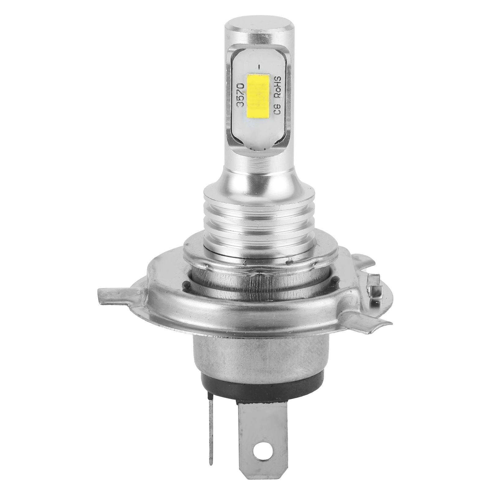 Светодиодная лампа H4 80W для мотоцикла, 12-24V, желтый свет 1500K, противотуманная фара