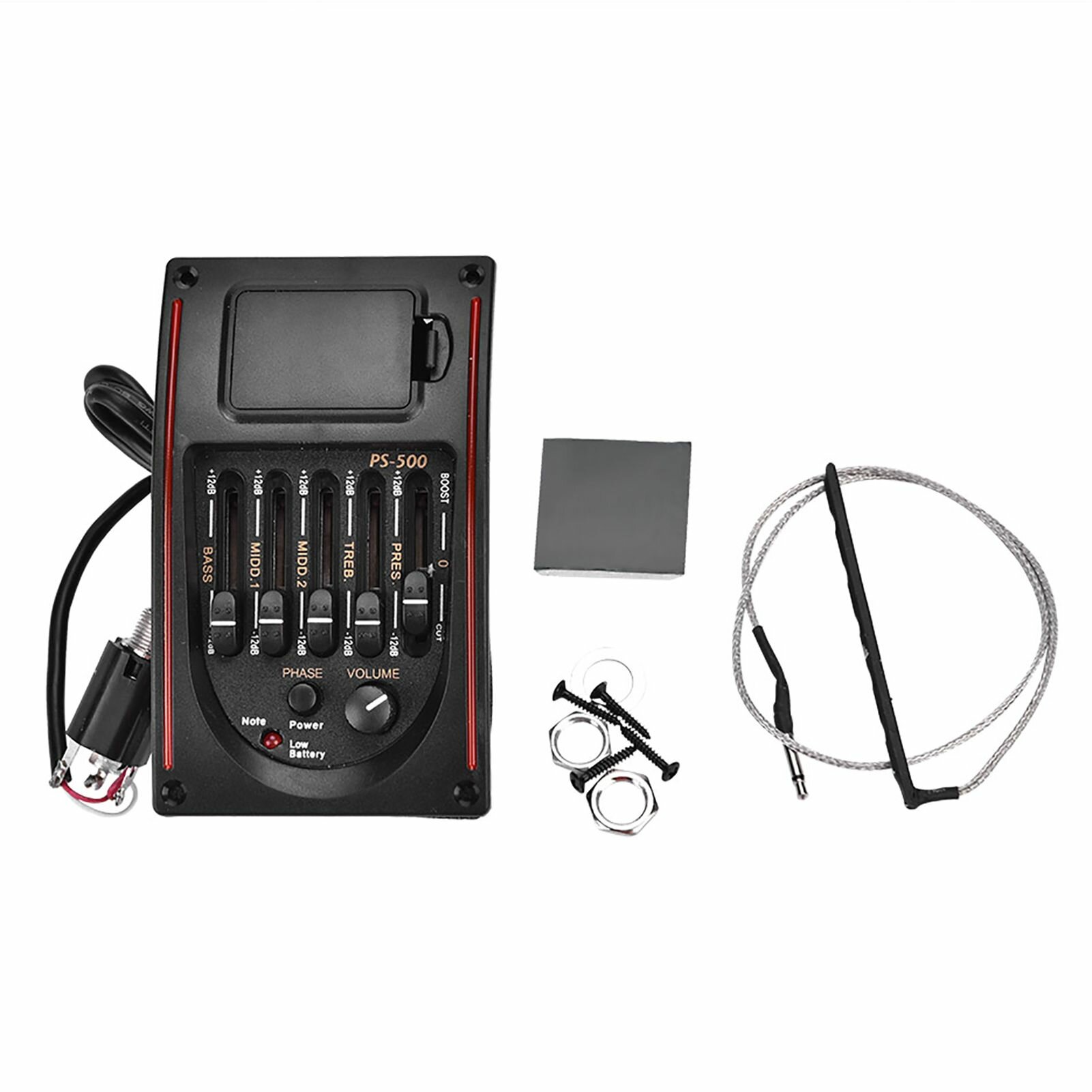 EQ PS-500 5-полосный цифровой тюнер для акустической гитары с пикапом