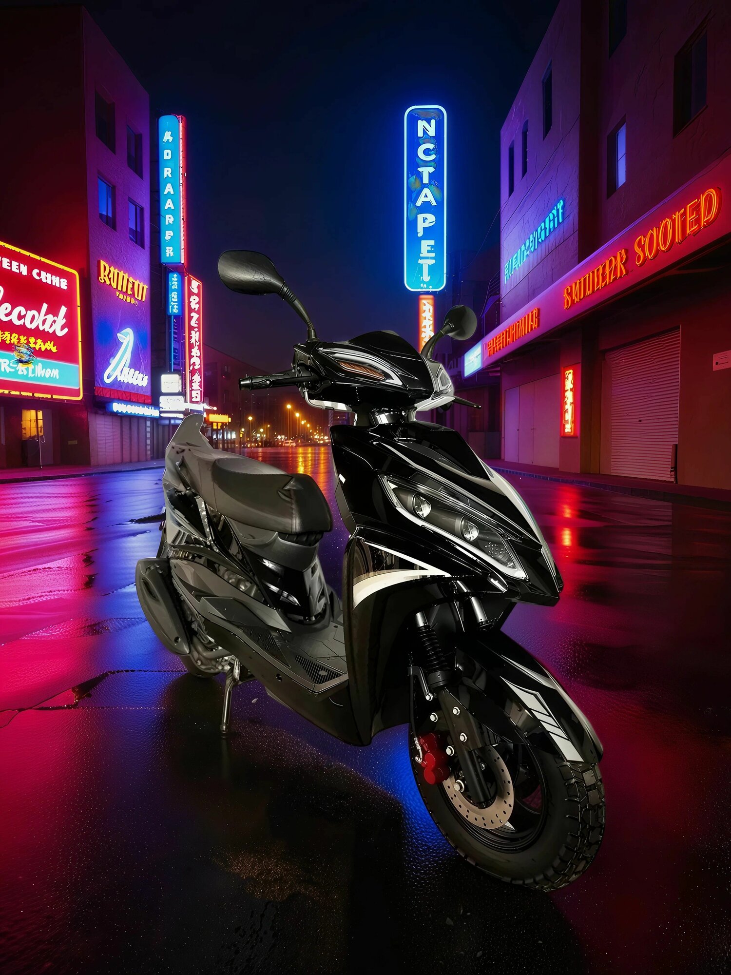 Скутер SPARK BLACK 150 см3 (49,9 см3)