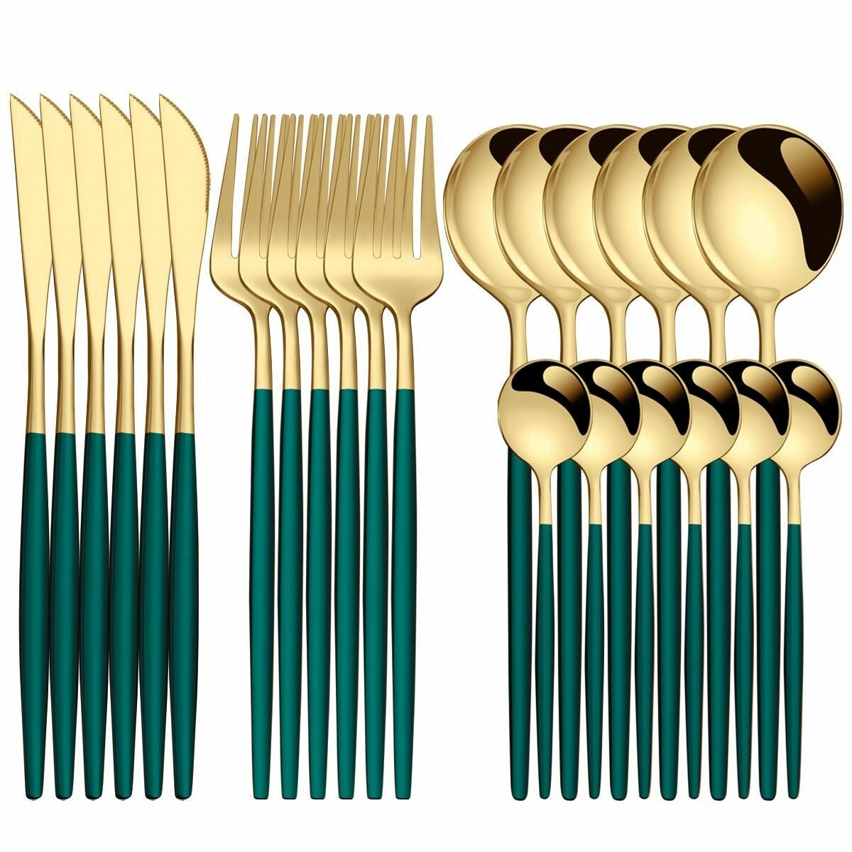 Набор десертных приборов "Happy Homey", нержавеющая сталь, зеркальная полировка