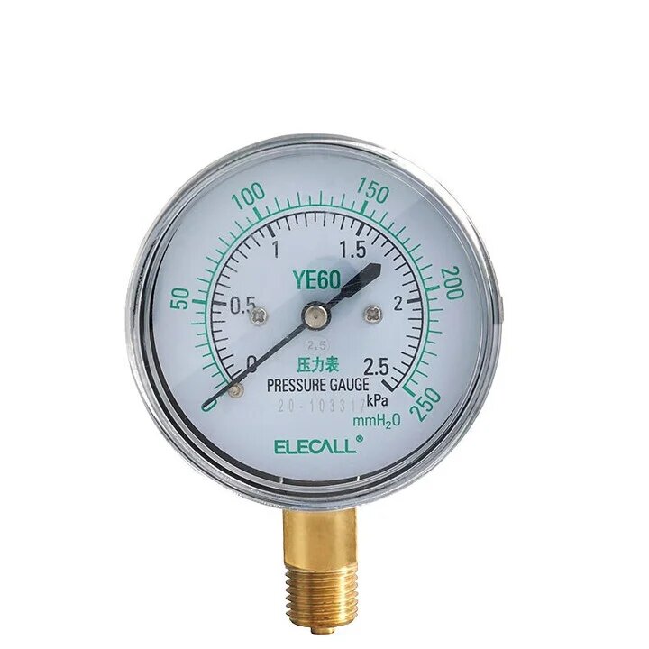 Манометр ELECALL YE-60, 0-2.5kPa