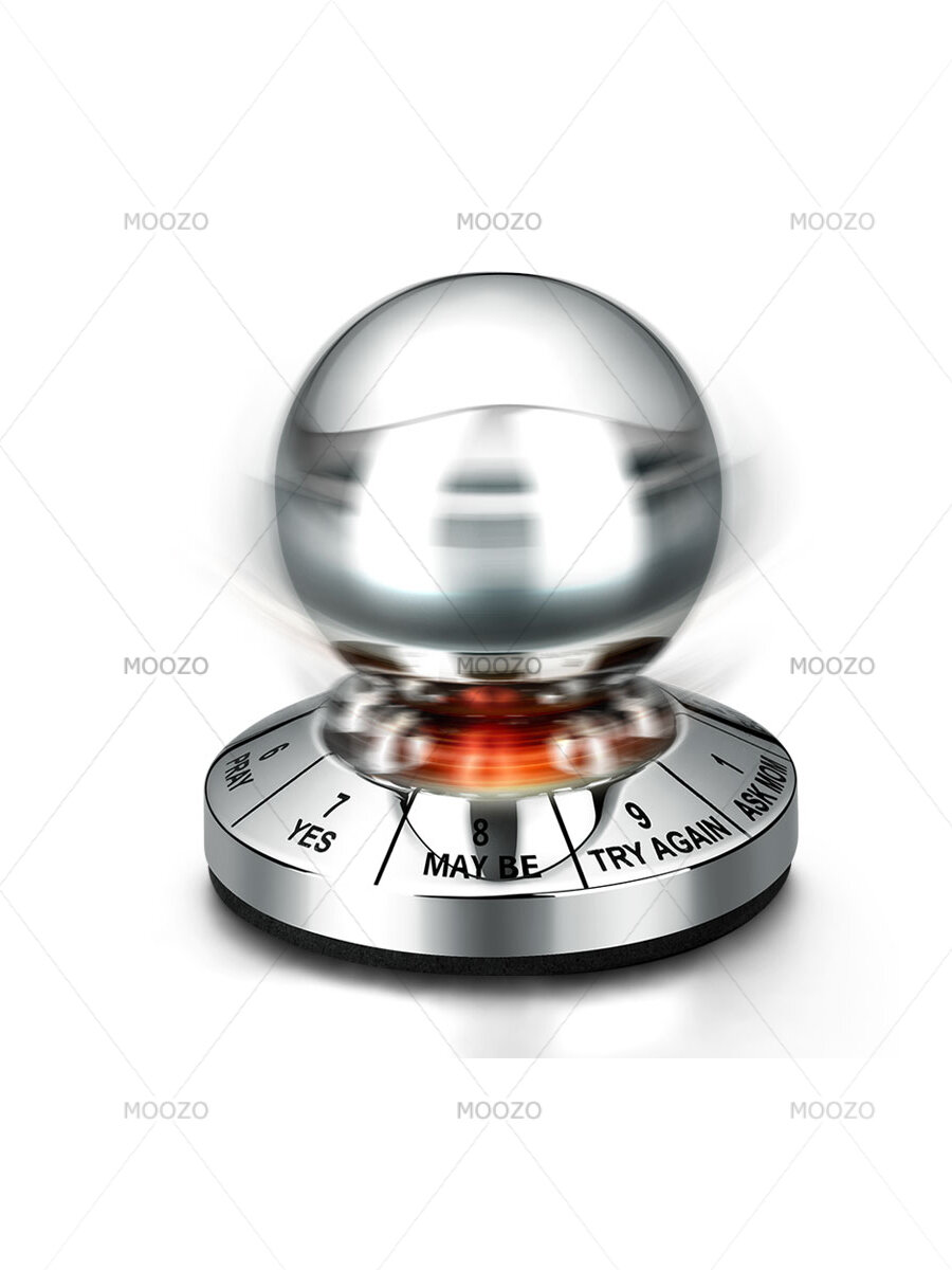 Шар предсказаний - антистресс игрушка для принятия решений с предсказаниями судьбы