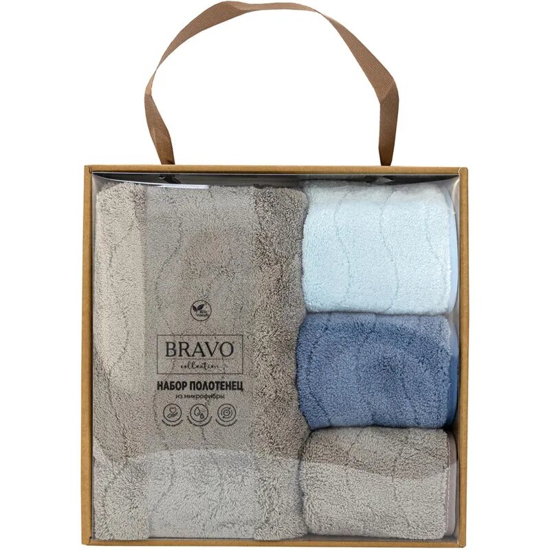 Набор полотенец НВ Спектр,(50х80-1шт+30х30-3шт)161455