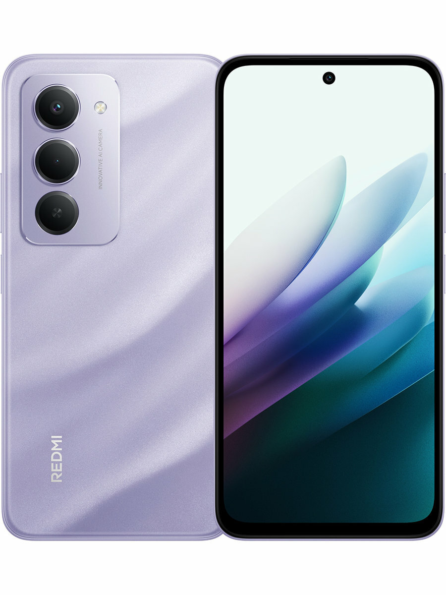 Смартфон Xiaomi Redmi 15 6/128 ГБ, IPS-экран, 144 Гц, 7000 мАч, фиолетовый