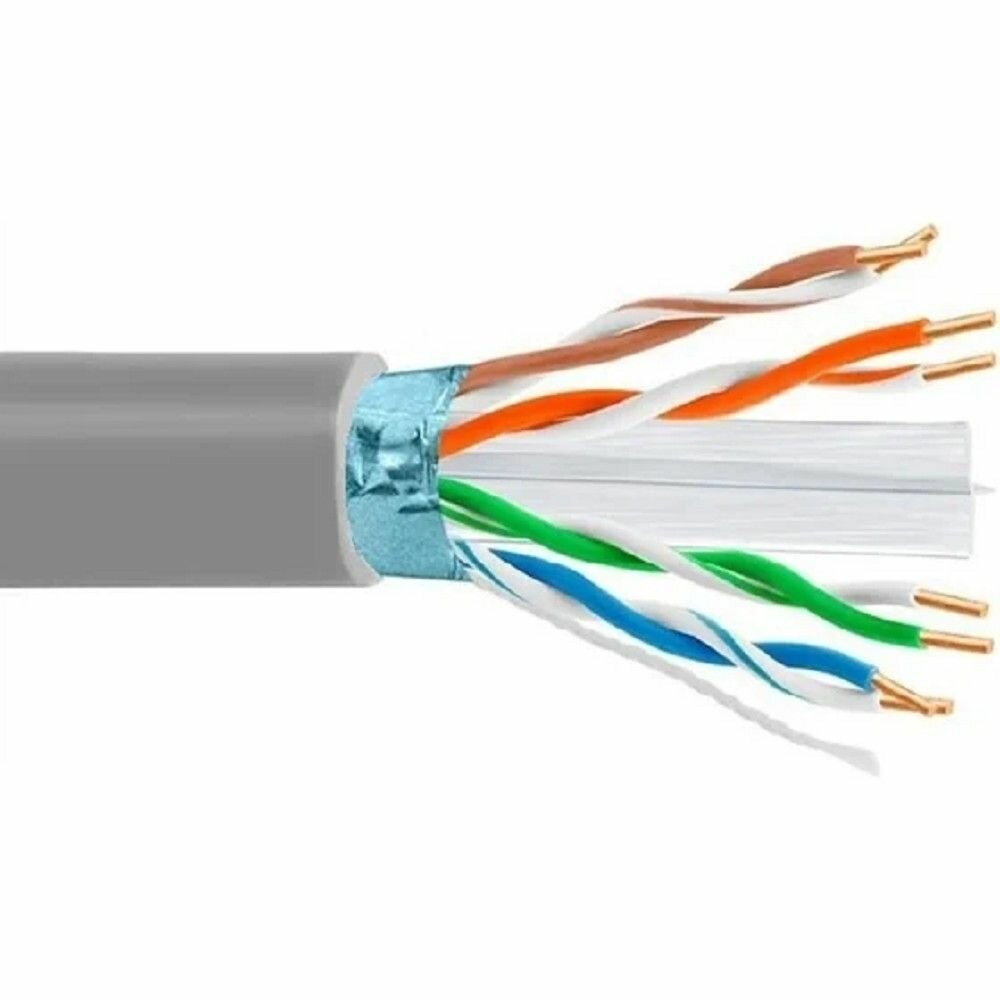 5bites Кабель Кабель FS6575 - 100A витая пара FTP SOLID 6CAT 23AWG CCA PVC 100M