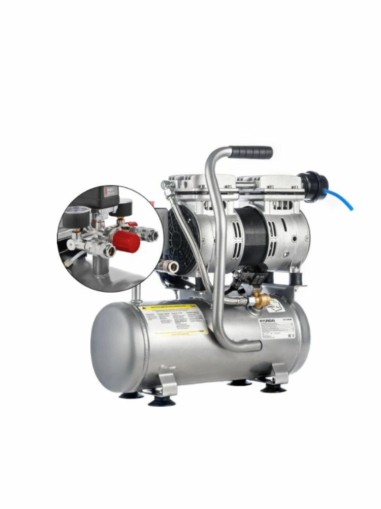 Компрессор поршневой безмасляный Hyundai НYC 14206LMS