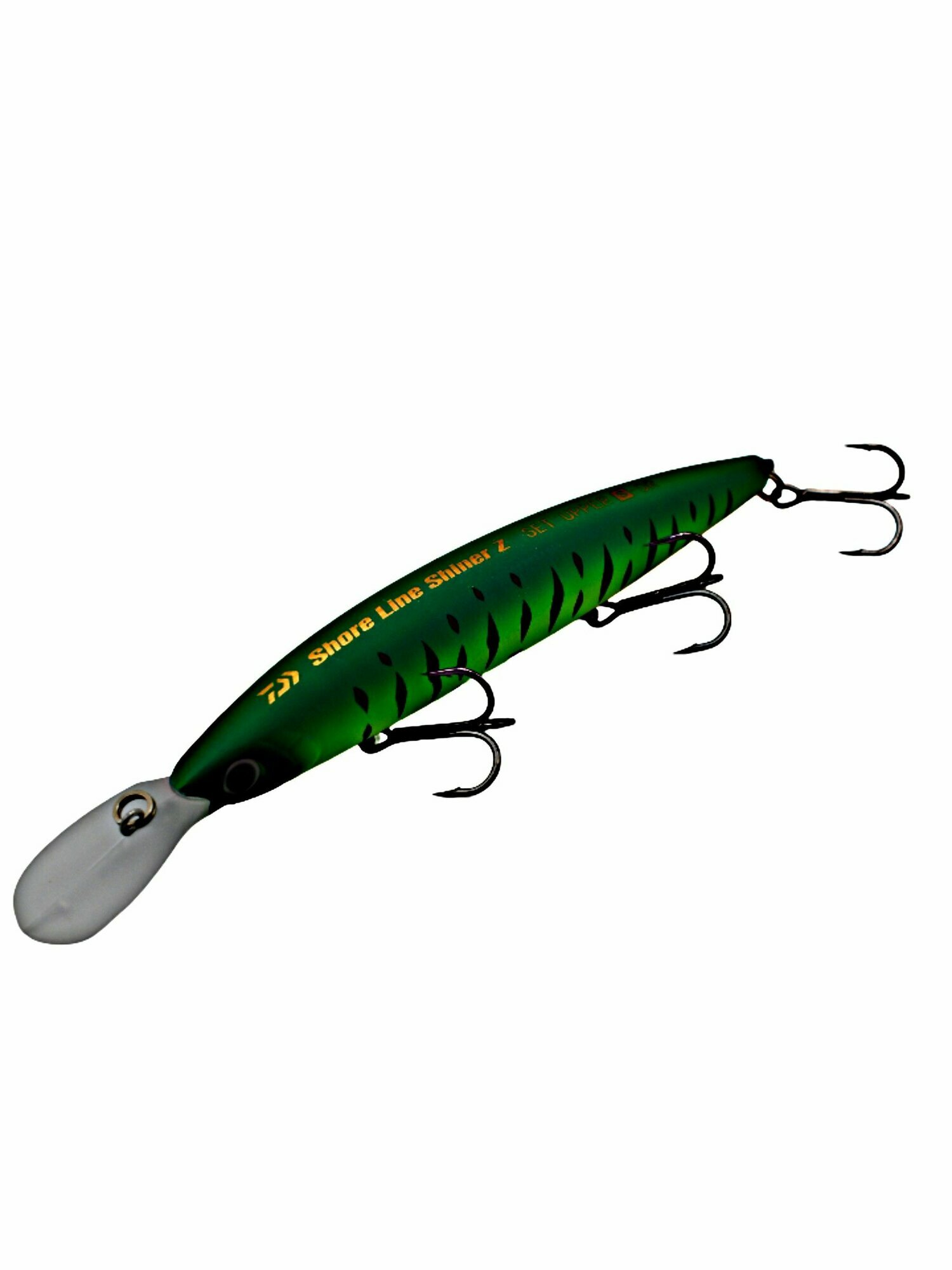 Воблер Daiwa Shore Line Shiner Set Upper 125 S DR 125 мм, 27.5 г, suspending, тройники #5 для твичинга щуки, судака, жереха