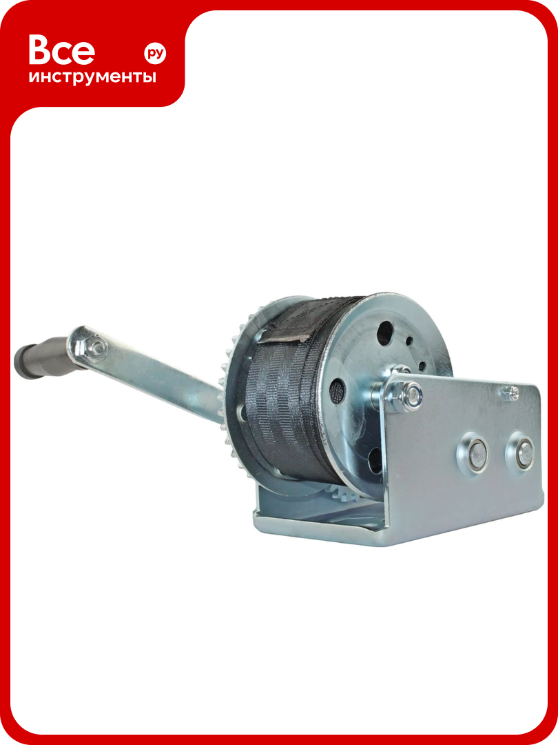 Лебедка ручная Shtapler FD-2500 (1130кг, 10м, лента), для эксплуатации в условиях повышенной влажности