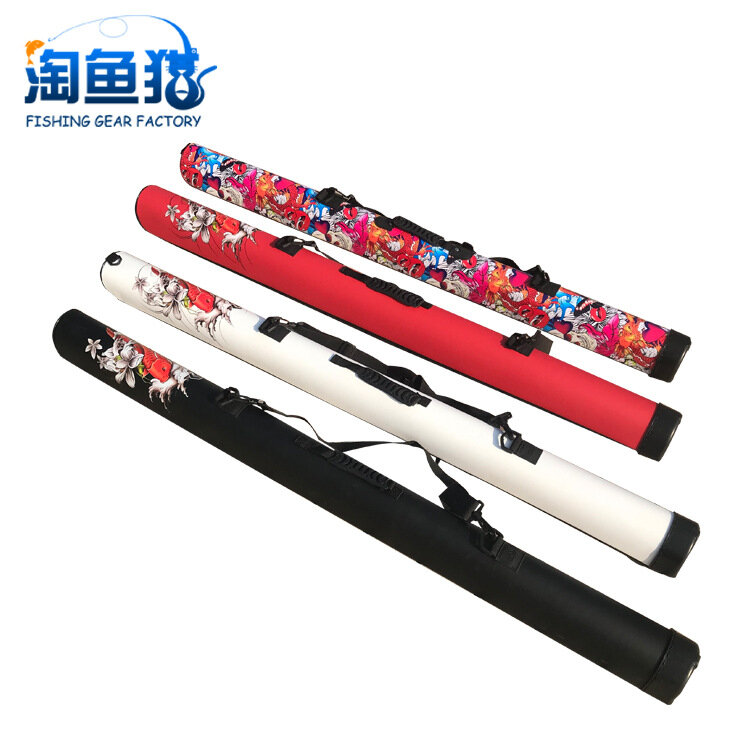 Рюкзак для удочки холщовый, двухслойный, интегрированный, 125x10x9 см