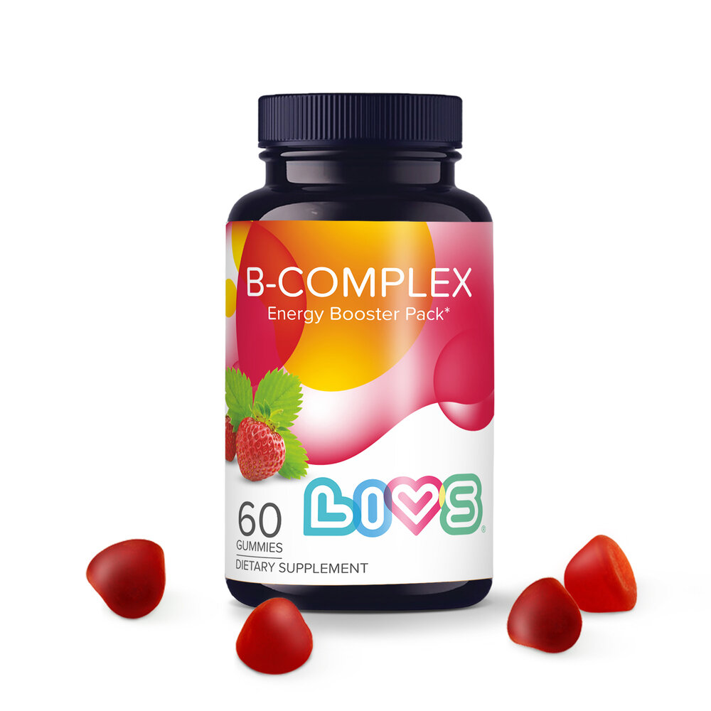 Комплекс витаминов В плюс витамин С со вкусом фруктов И ягод
