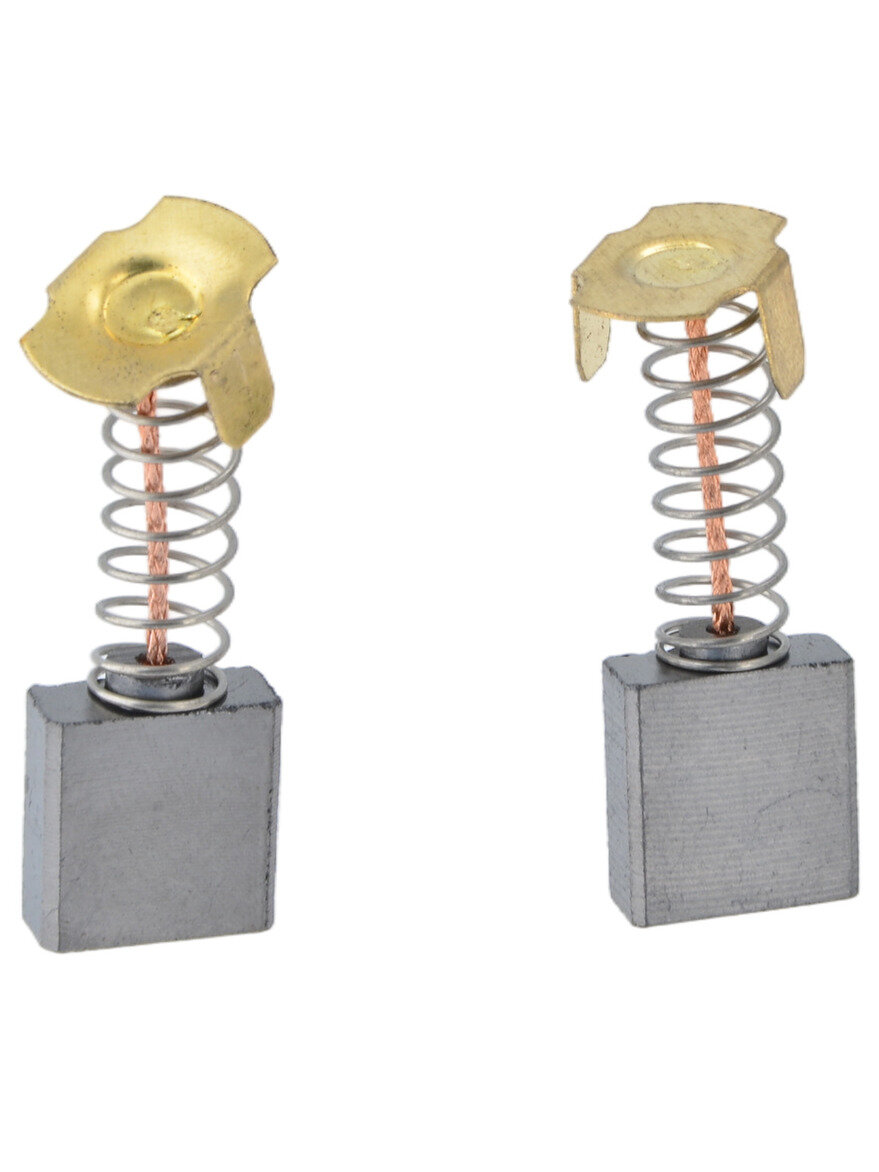 Щетка угольная 7х17х18 (пружина, пятак уши) для пилы торцовочной P.I.T. PCM255-C3