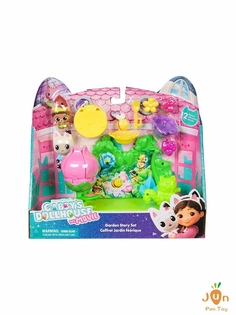 Spin Master Gabby's Dollhouse Garden Story Set / детские игрушки садовый набор с кукла и аксессуарами, подходит для детей от 3 лет и старше