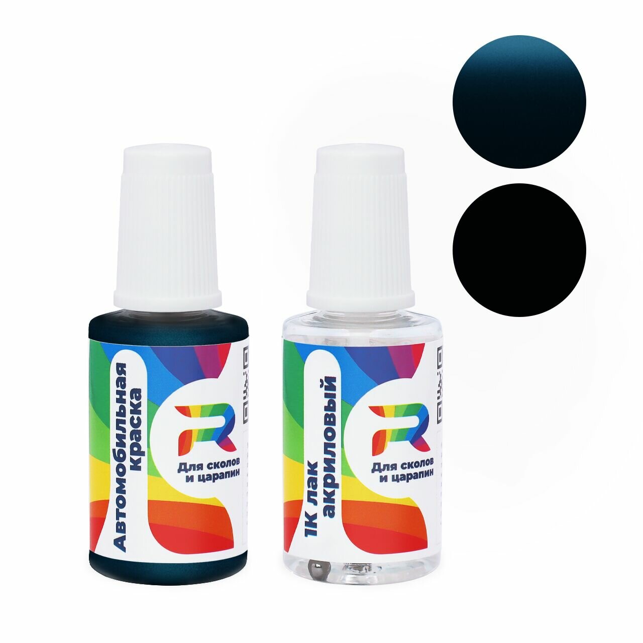 Подкраска для сколов и царапин авто Skoda 0F, 0F0F, W5Q, 9474, LW5Q - Lavablau (Базовая краска, Перламутровый металлик двухслойный, Синий)