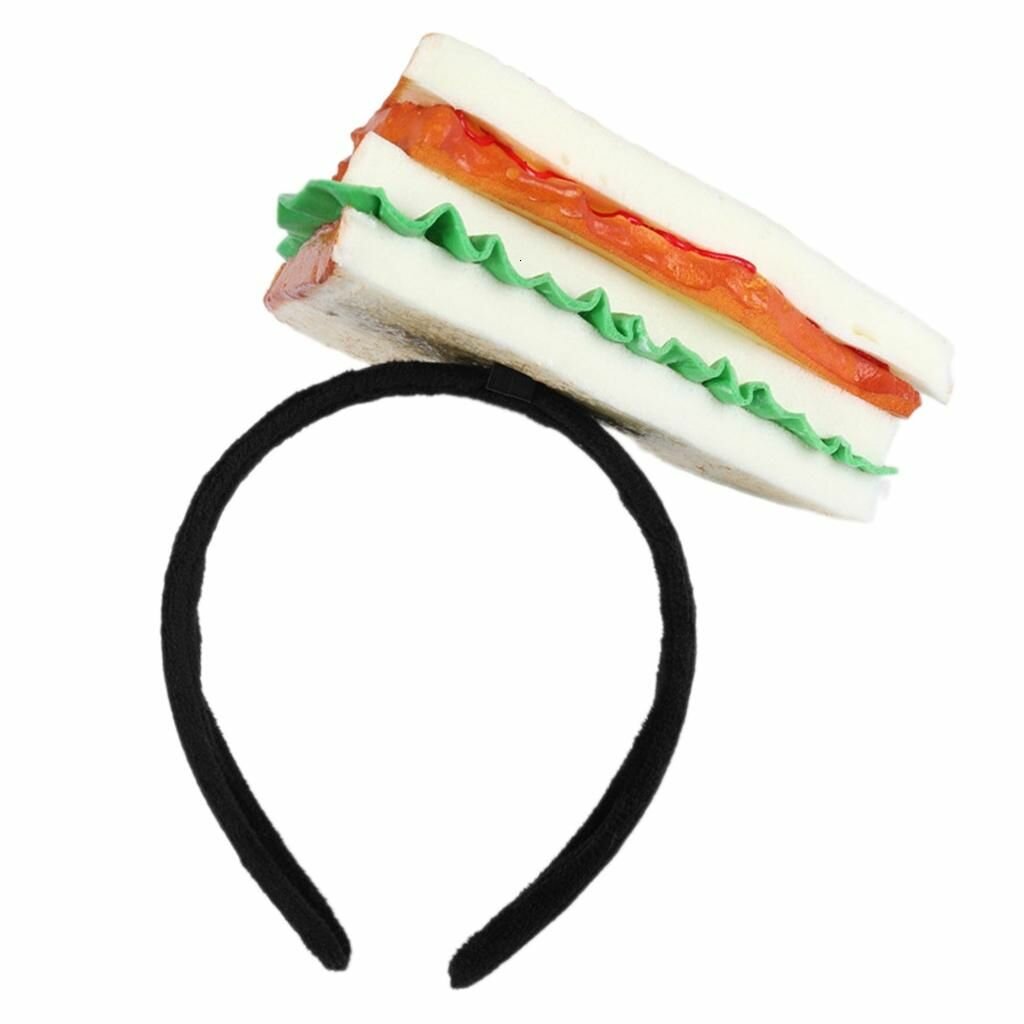 Стильные обручи для волос в виде бургеров, - Сандвичи