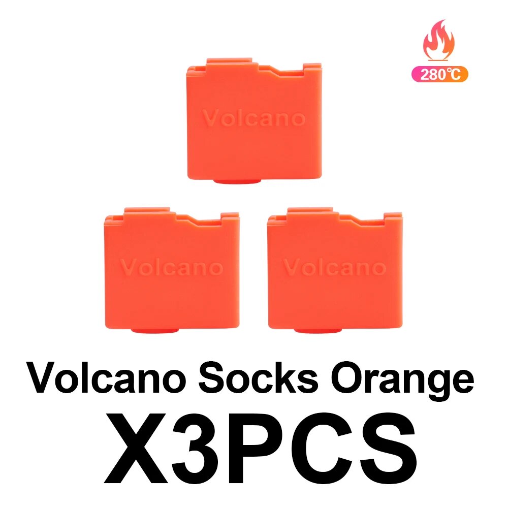 Термоизоляционные силиконовые носки Trianglelab для V6 MK8 VOLCANO BLOCK HOTEND