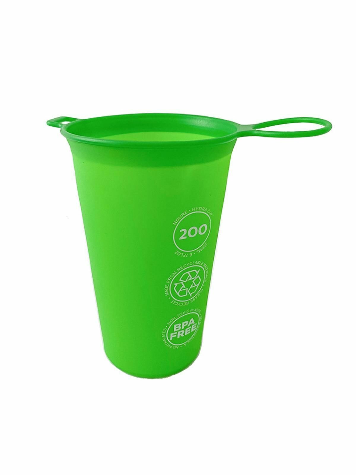 Флягаспортивная, Спортивная бутылка для мягкой воды из ТПУ-флуоресцентно-зеленого цвета