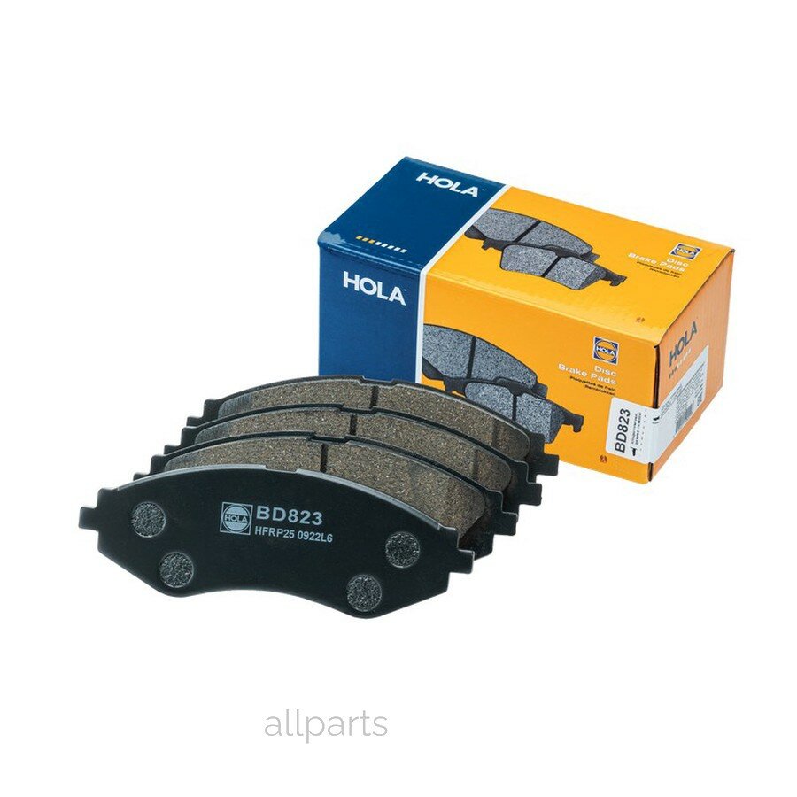 HOLA BD823 Тормозные колодки дисковые (передние) CHEVROLET Lacetti Aveo (T200) Evanda Rezzo DEAWOO Gentra