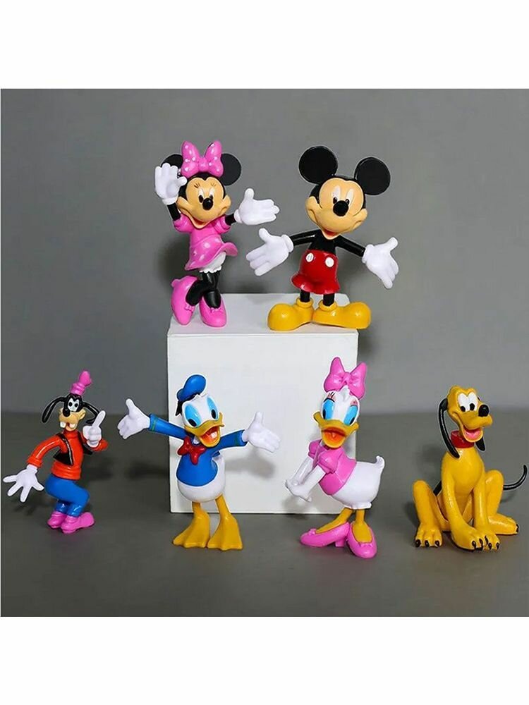 Mickey Mouse Мультяшная подарочная игрушка ручной работы "Домик Микки Мяомяо