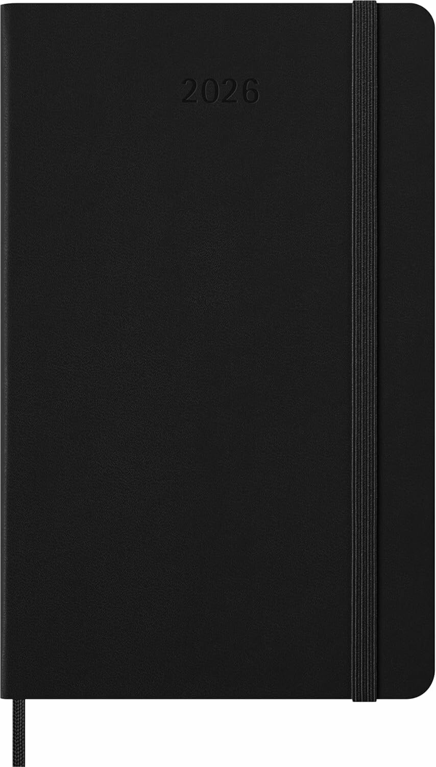 Еженедельник Moleskine Professional Smart (2026), Large (13x21 см), черный