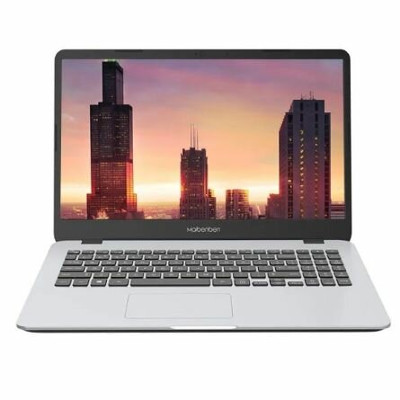 15.6 Ноутбук Maibenben M543 (M5431SB0LSRE1) серебристый - 1920x1080, IPS, AMD Ryzen 3 Pro 4450U, ядра: 4 x 2,5 ГГц, 8 ГБ, SSD 512 ГБ, AMD Radeon Graphics, Без системы