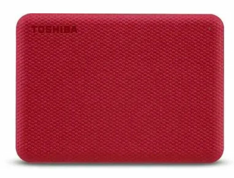 1 ТБ Внешний HDD Toshiba Canvio Advance (HDTCA10ER3AA) красный - 2.5", USB 3.0