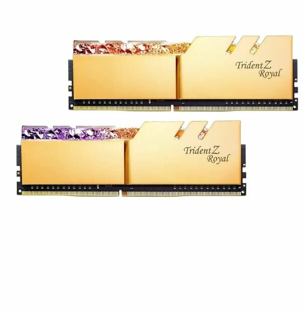 Оперативная память G.Skill Trident Z Royal (F4-3600C16D-32GTRGC) DIMM DDR4 32 ГБ - DDR4, 16 ГБ х 2 шт, 3600 МГц