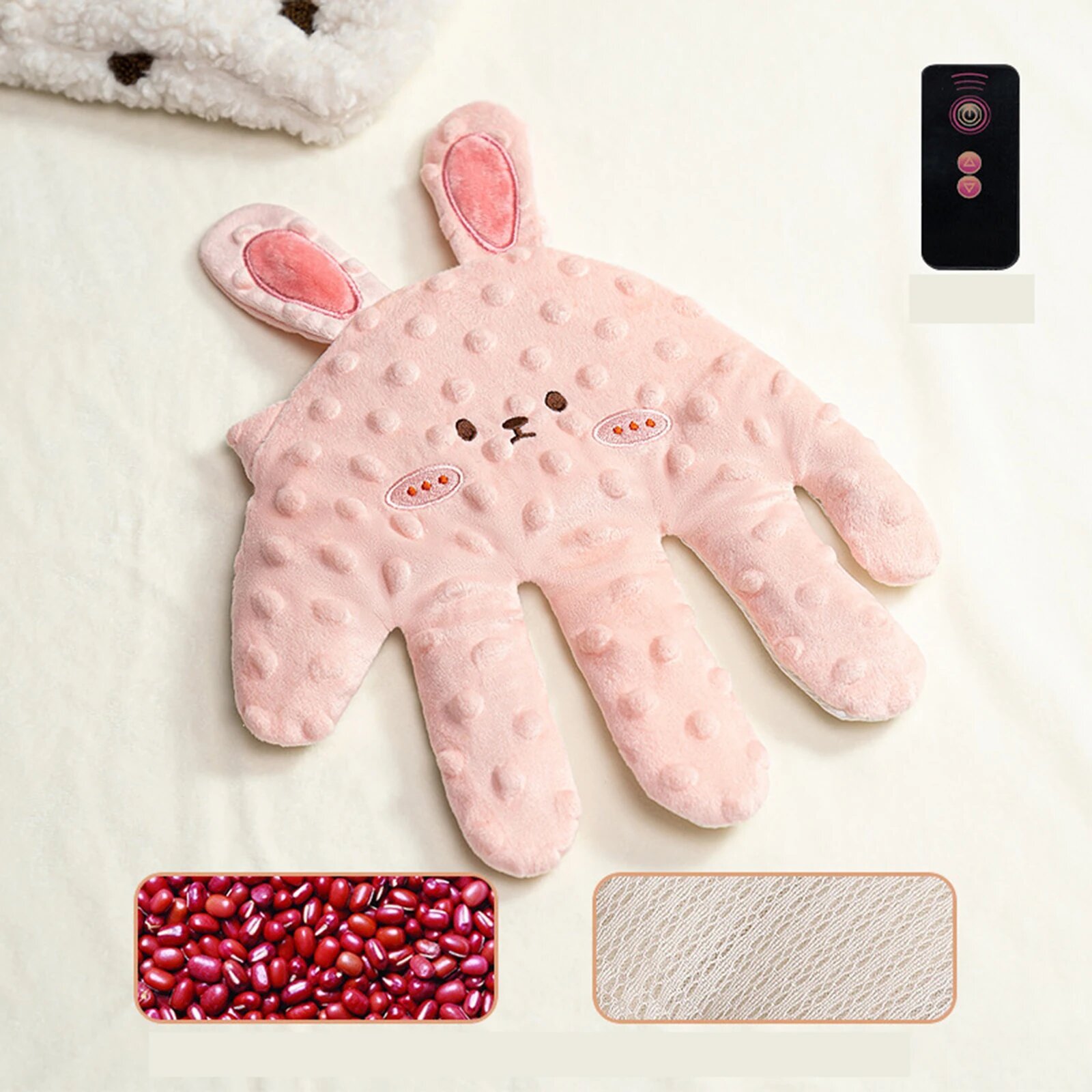 Автоматическая подушка для сна с имитацией ладони для мамы и ладони для сна ребенка для младенцев 1, 2, 3 лет, мягкая успокаивающая подушка для рук, Розовый, Унисекс