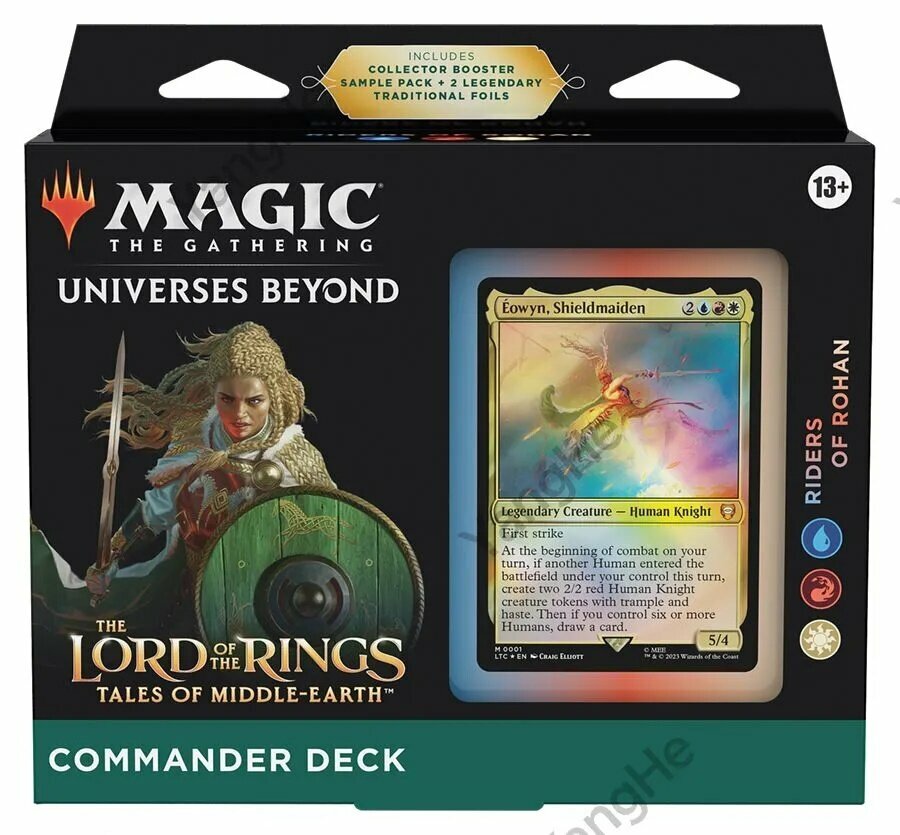 MTG Magic: The Gathering Властелин колец Легенды Средиземья LTR Английский командир
