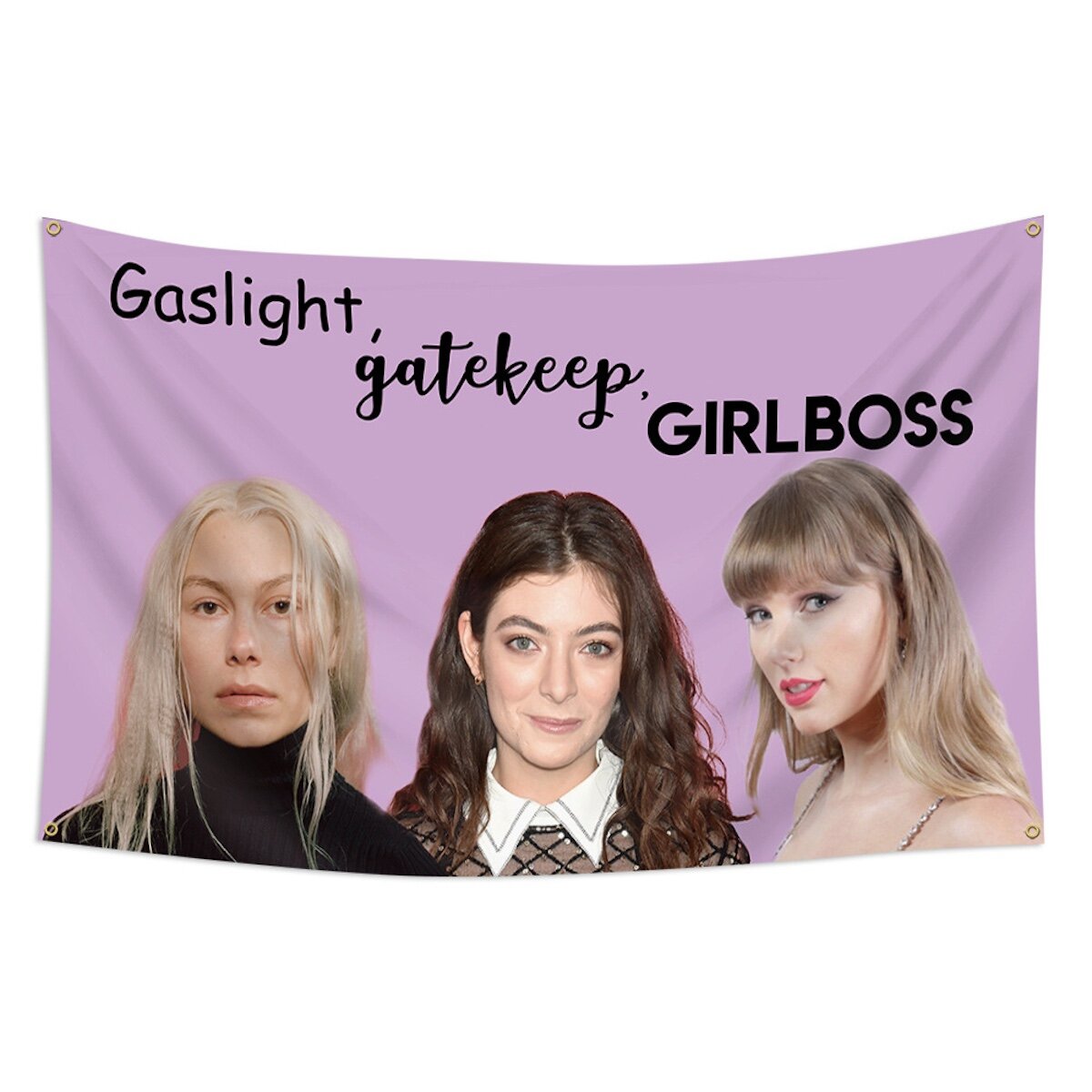 Газовые лампы, охраняющие девчонок Флаг Искусство Гобелен Аниме Флаг Настенное украшение для спальни Гостиной 90x150см