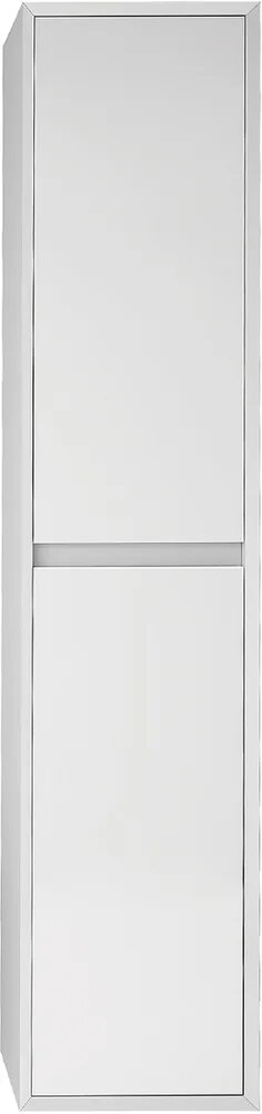 Шкаф-пенал для ванной Dreja Insight 35 L/R подвесной, 35 см, белый, глянцевый, с дверками, из МДФ, фурнитура хром