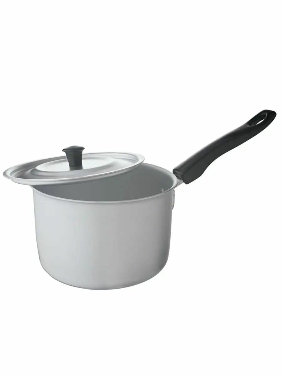 Кастрюля алюминий, 1.5 л, с крышкой