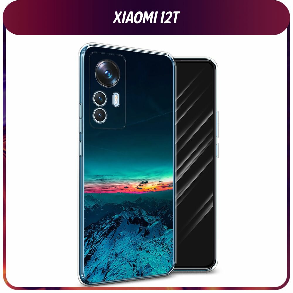 Чехол на Xiaomi 12T/12T Pro / Сяоми 12T/12T Про с принтом "Закат в горах"