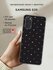 Чехол на Samsung Galaxy S20 / Самсунг Гэлакси S20 с принтом "Черный фон и сердеч...