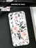Чехол на Apple iPhone XS Max / Айфон XS Max с принтом "Розы на белом"