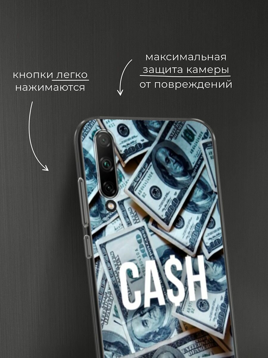 Силиконовый чехол на Honor 30i / Хонор 30i с принтом "Cash" — фото 1