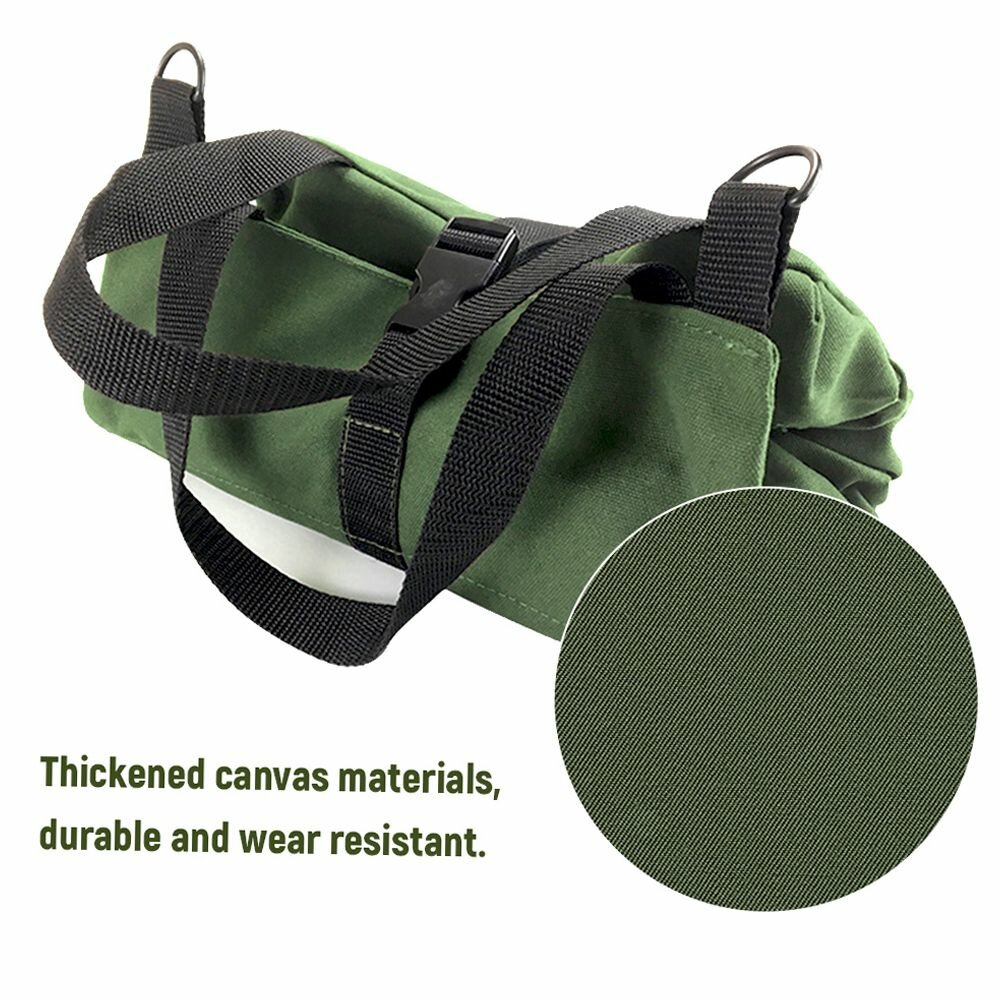 Прочная сумка для инструментов из брезента, большое отделение, для электриков и строителей