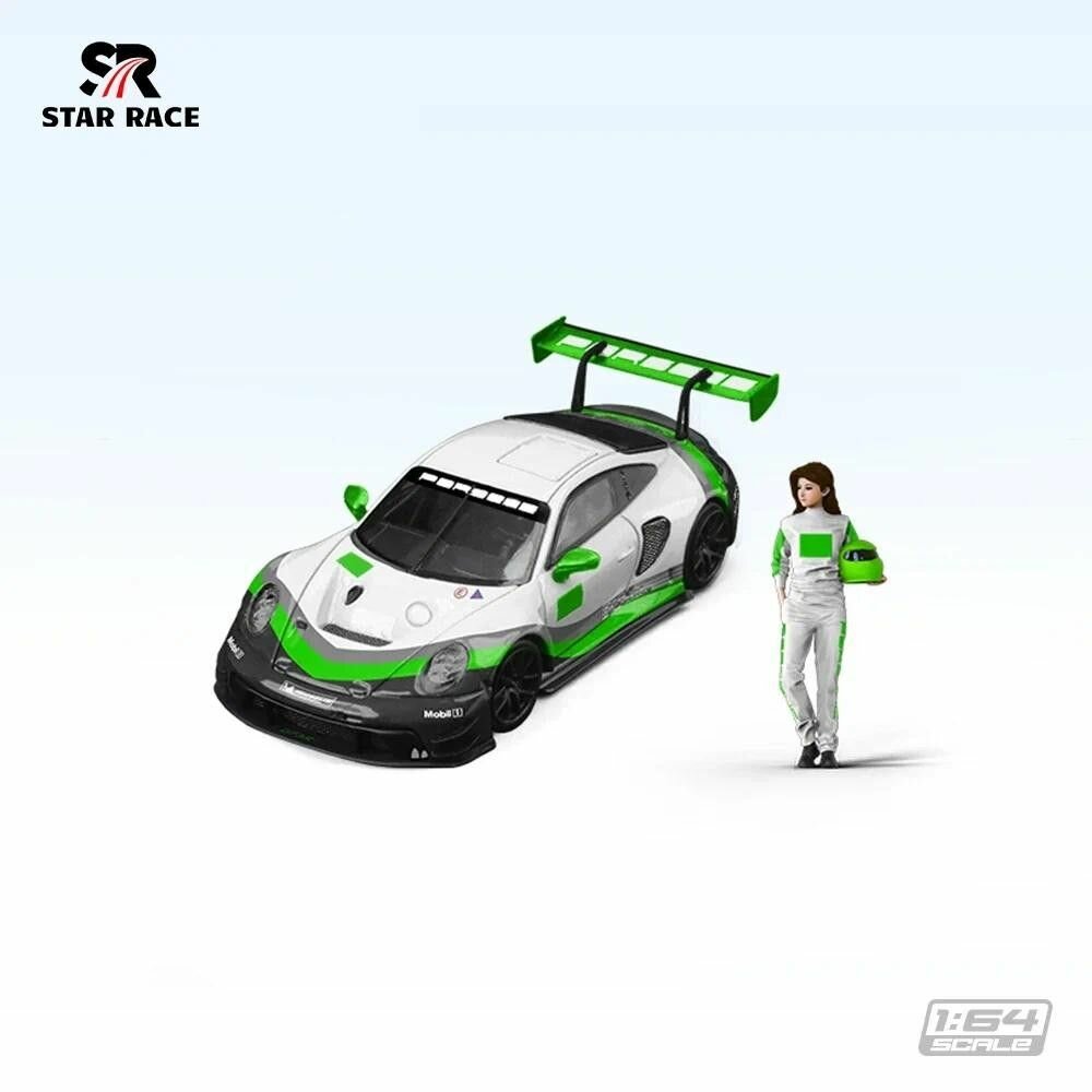 Star Race Porsche 911 GT3 Модель Автомобиля 1:64 Сплава