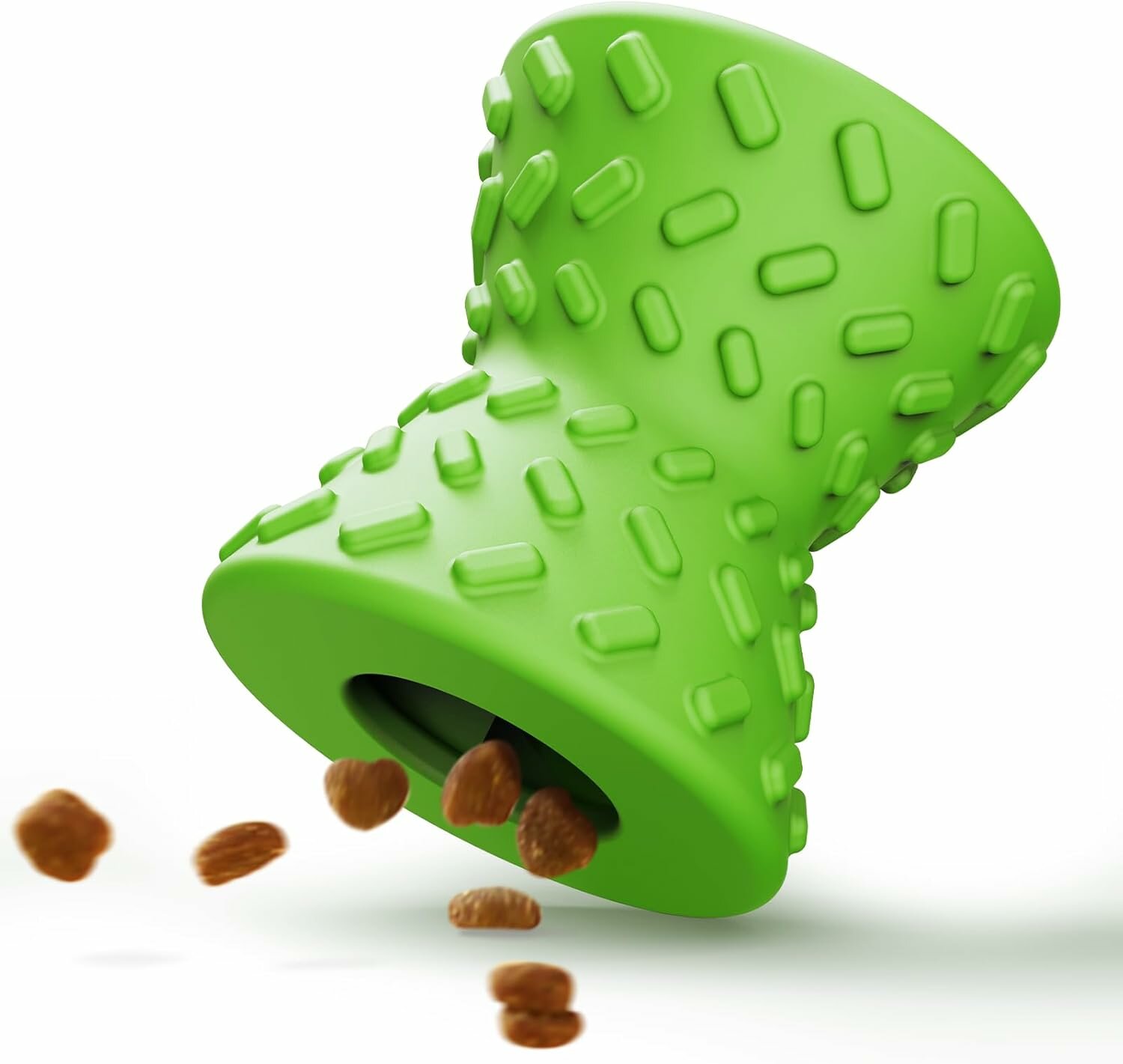 Игрушка для собак из натурального каучука: Тренировочная головоломка с лакомством, Антистресс для щенков и мелких пород (оранжевая)