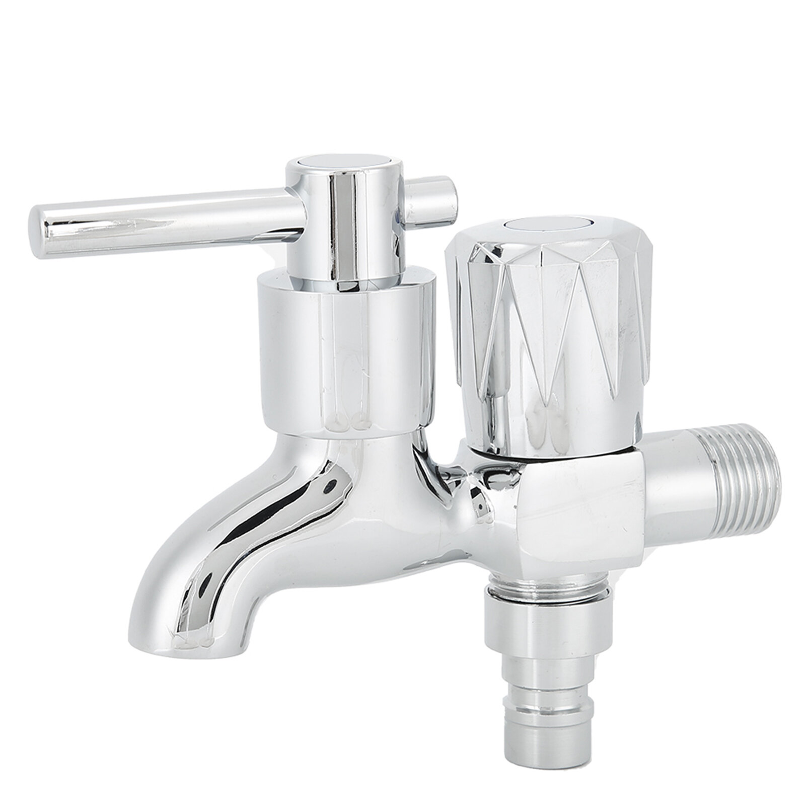 G1/2in одинарный смеситель для холодной воды с двойной головкой 1 вход 2 выхода двойного назначения водопроводный кран для стиральной машины