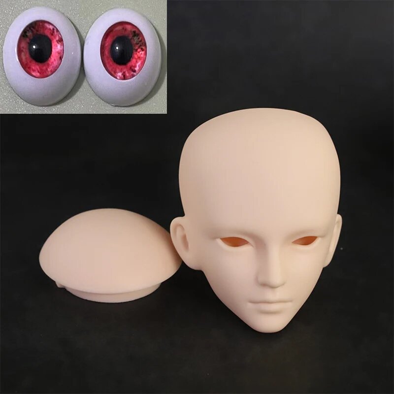 Мужская шарнирная кукла BJD 60 см, B (head and body), Белый, Мужской