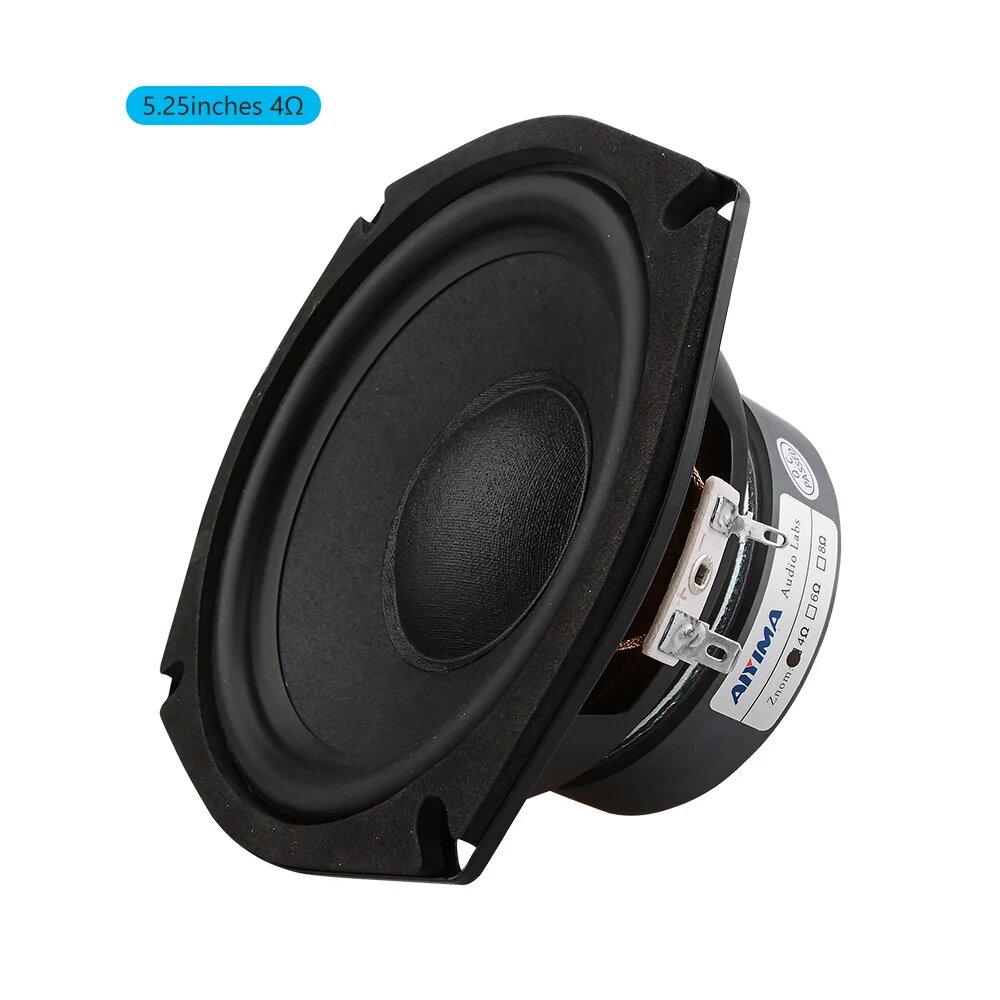 Aiyima 5.25-дюймовый сабвуфер 4 Ohm Speaker
