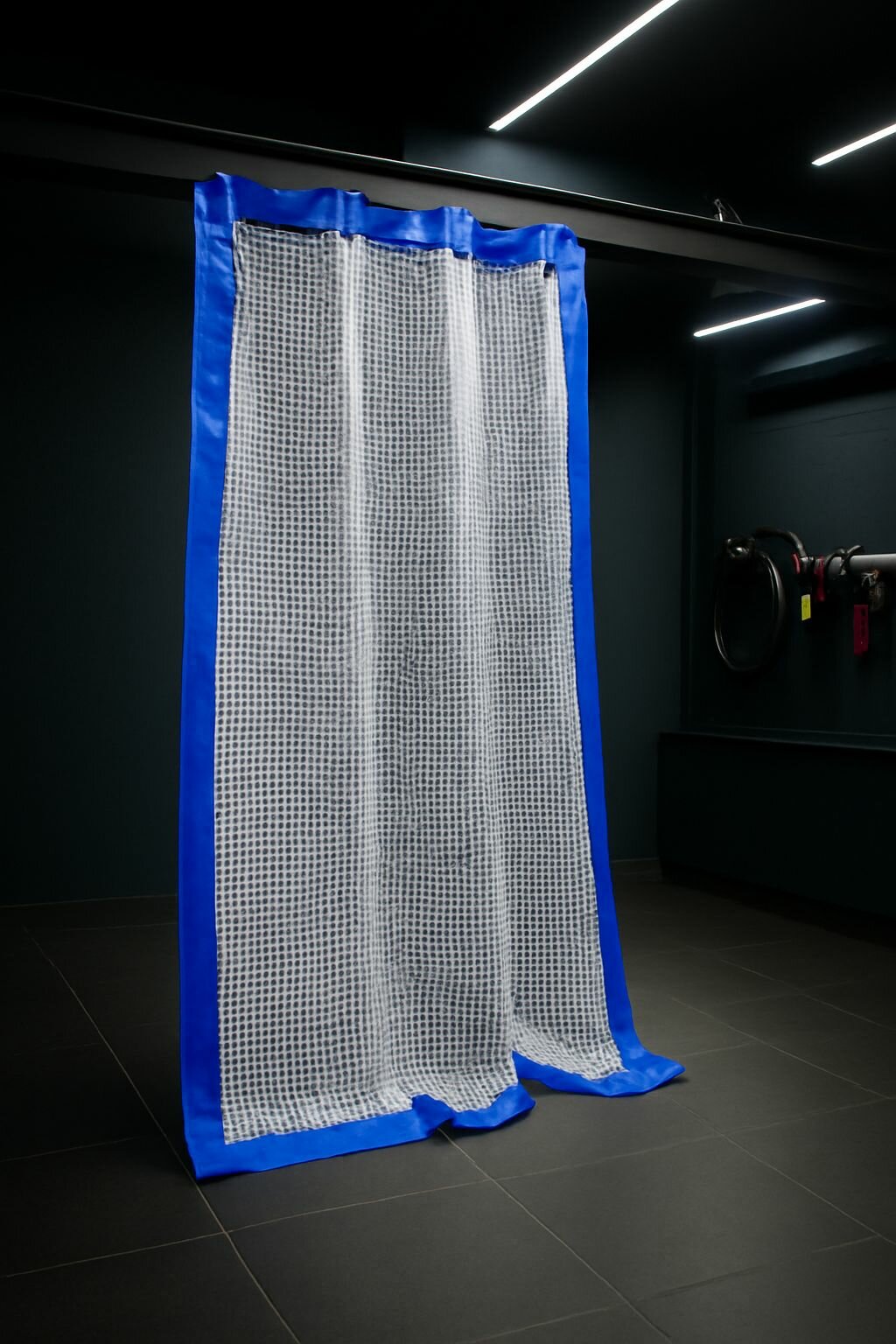 Штора на ворота в гараж, автомойку 3м ширина*3м высота прозрачная