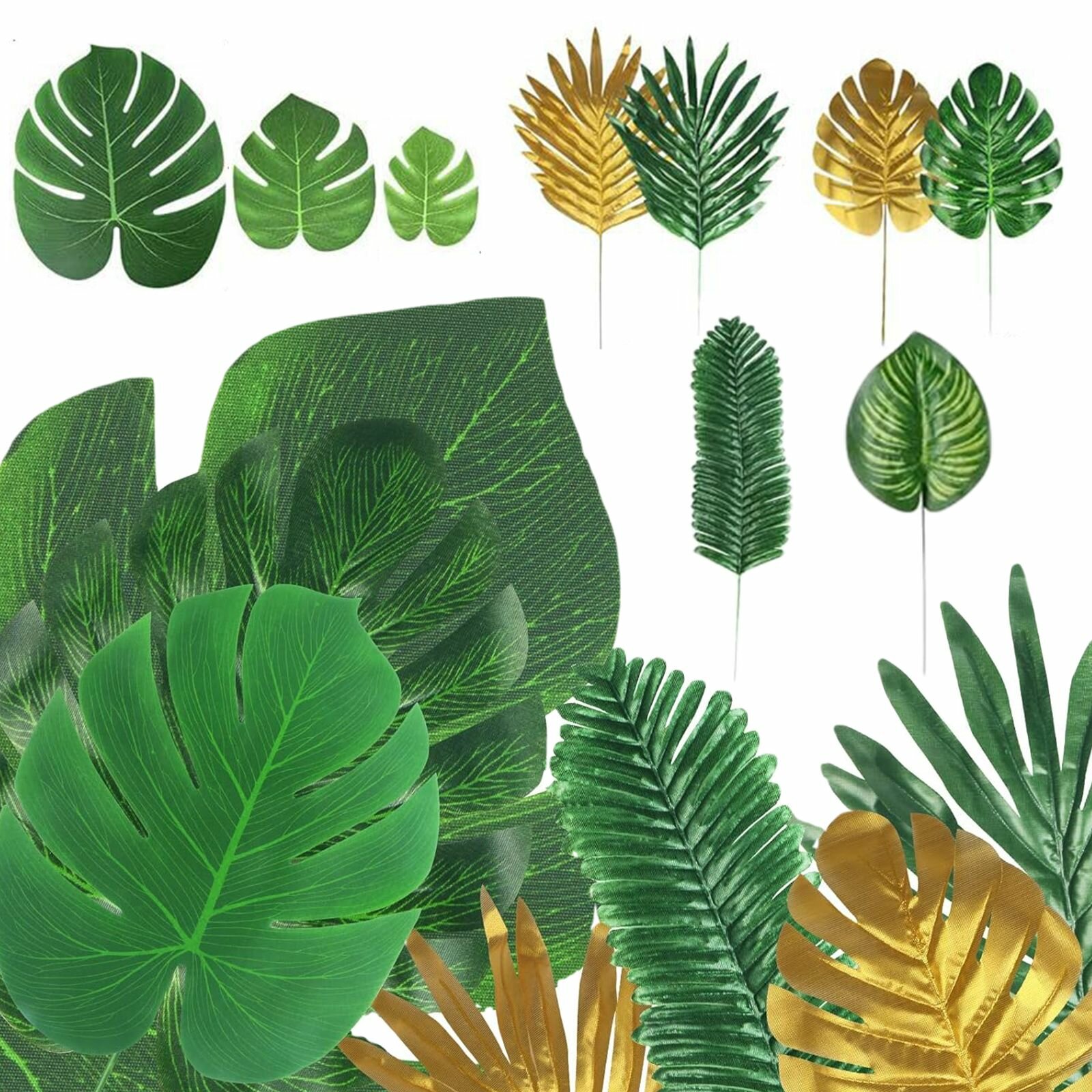 Набор тропических листьев, 78 шт