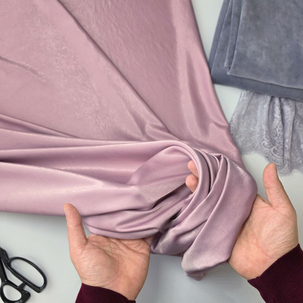 Ткань Купра Arabic silk МА10/Магнолия (1 метр)