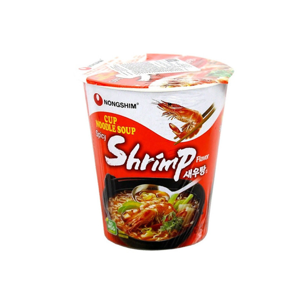 Лапша быстрого приготовления Nongshim с креветкой 67 г, Южная Корея